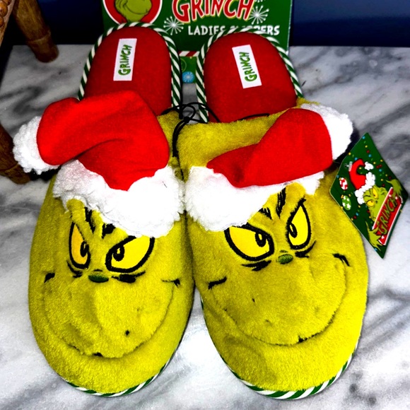 Dr. Seuss | Shoes | The Grinch Slippers 112 Ladies | Poshmark